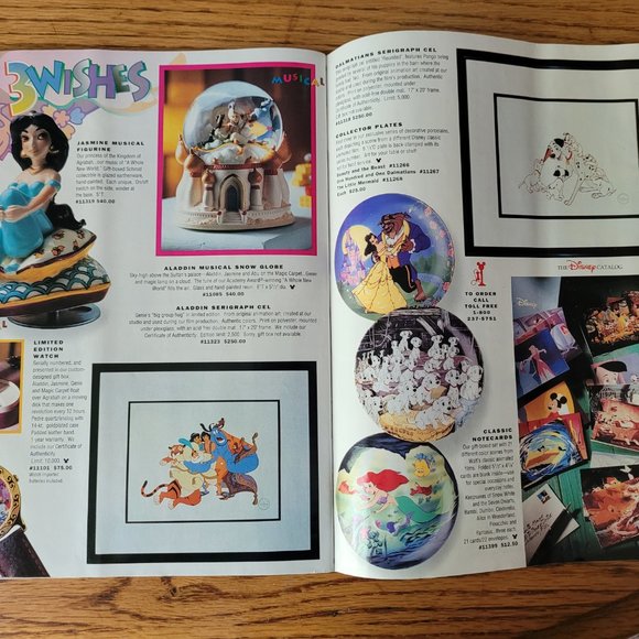 Disney | Toys | Disney Catalog From Fall 993 Aladdin Darkwing Duck 3 ...